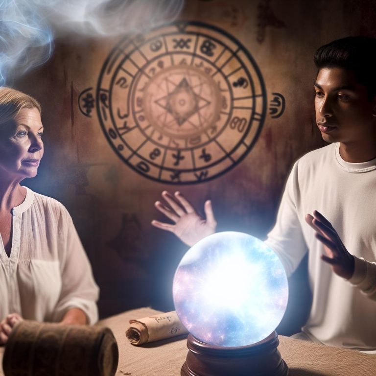 The role of intuition in scrying practices.